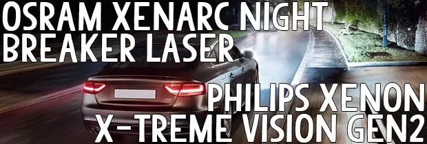 OSRAM Xenarc Night Breaker Laser vs Philips Xenon X-tremeVision gen2 ...
