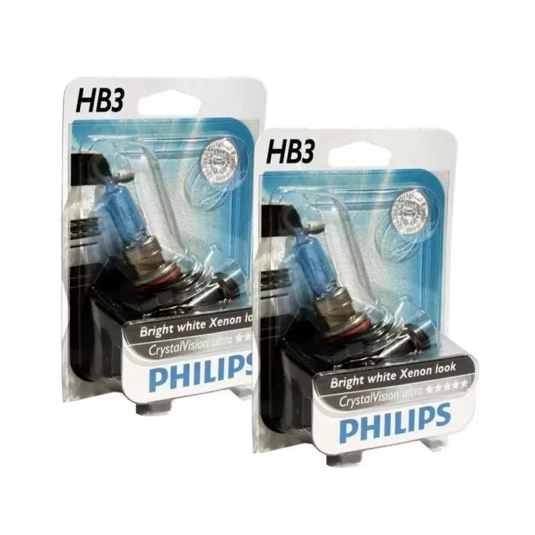 Philips Crystal Vision HB3 9005 Headlight Bulbs | PowerBulbs