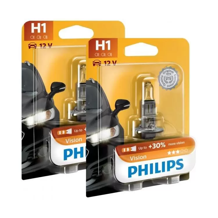 Philips Vision H1 Car Headlight Bulbs | PowerBulbs