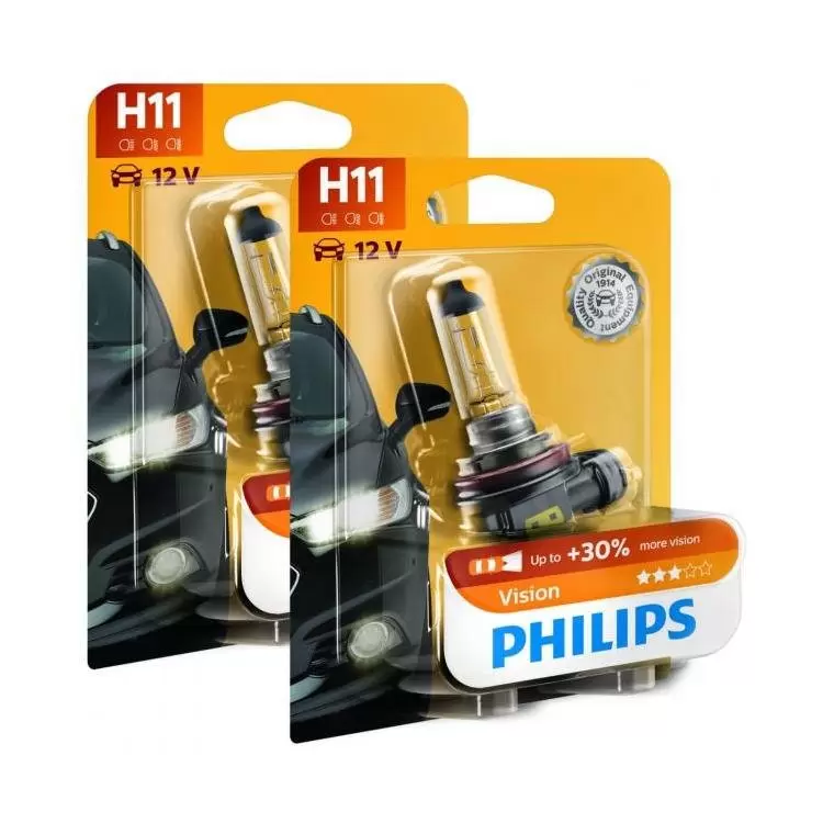 Philips Vision H11 Car Headlight Bulb | PowerBulbs