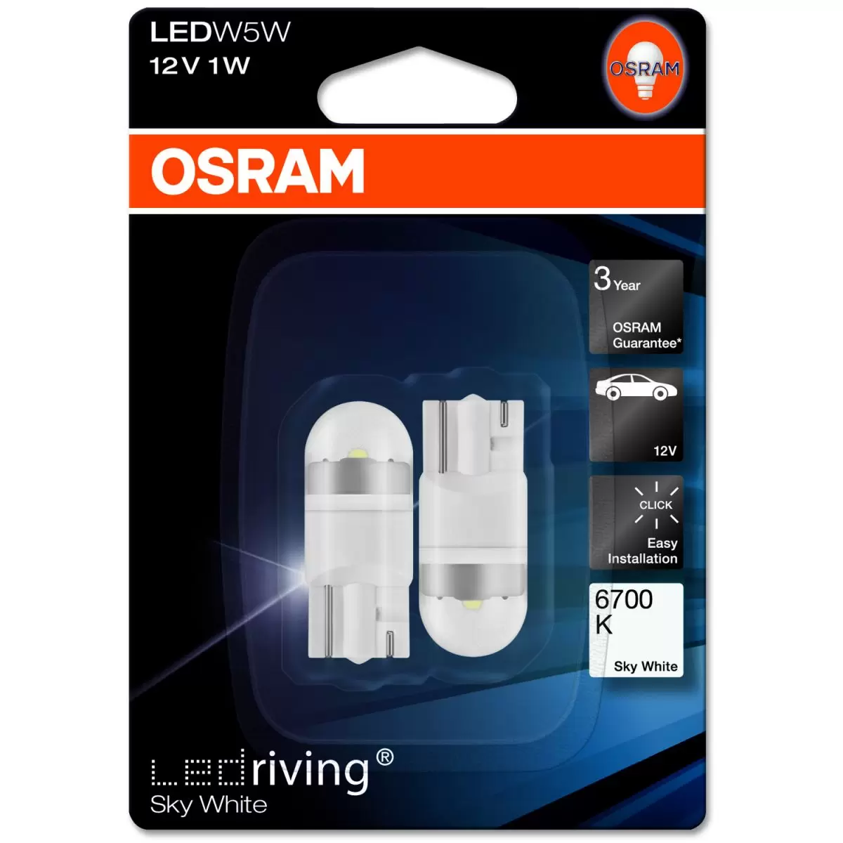 Osram Ledriving Standard Led Retrofit W5w Sky White (twin) | Vootz