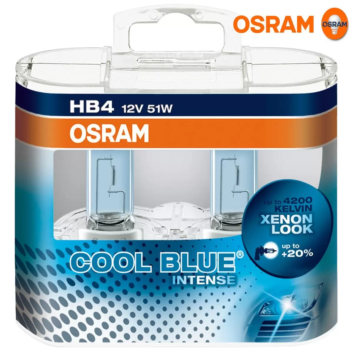 Osram Cool Blue Intense Hb4 (twin) | Vooxo