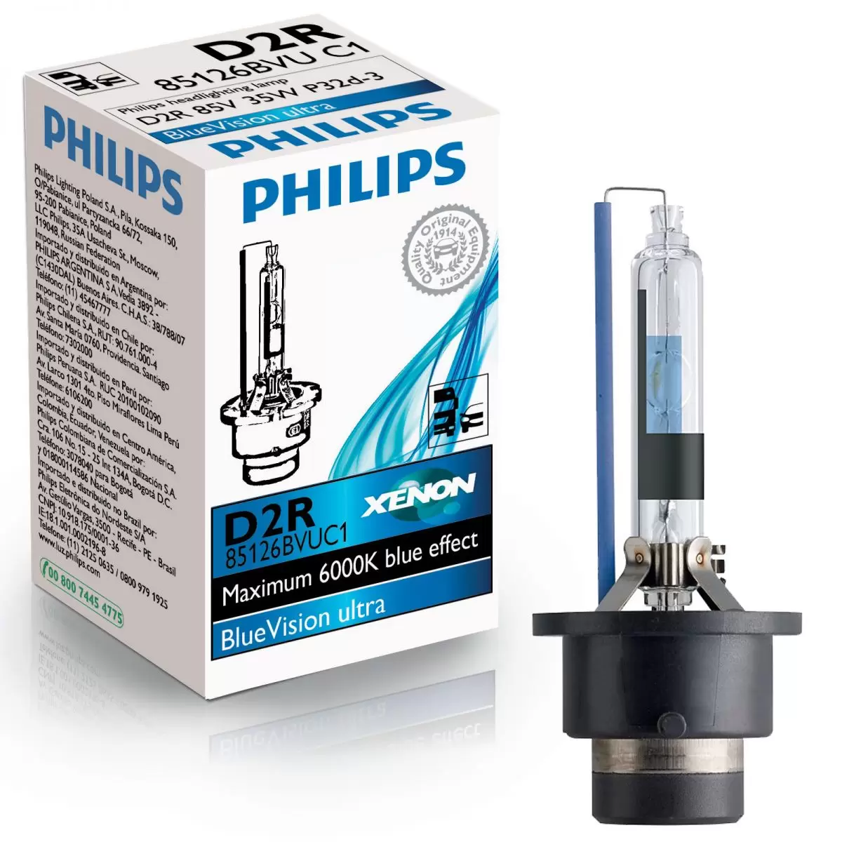 Philips Xenon Blue Vision Ultra D2r (single) | Eindu
